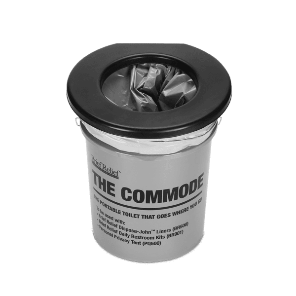Brief Relief Commode with Gamma Lid